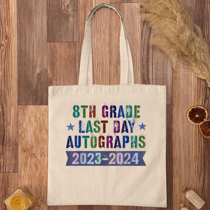 8Th Grade Last Day School Autographs 2024 Year End Sign My Tote Bag ...