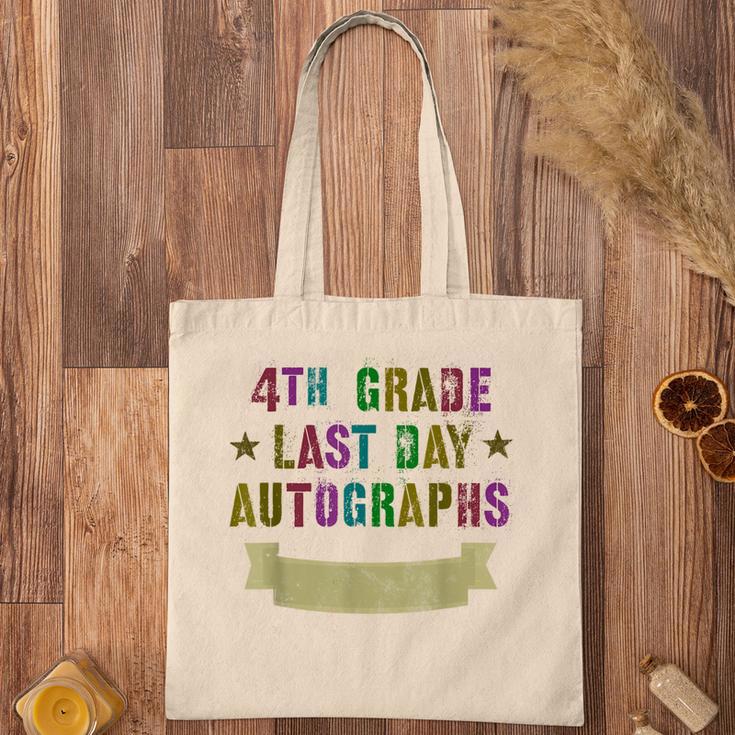 Rockin' 4Th Grade Last Day Autographs Graduation Diy Teacher Tote Bag ...