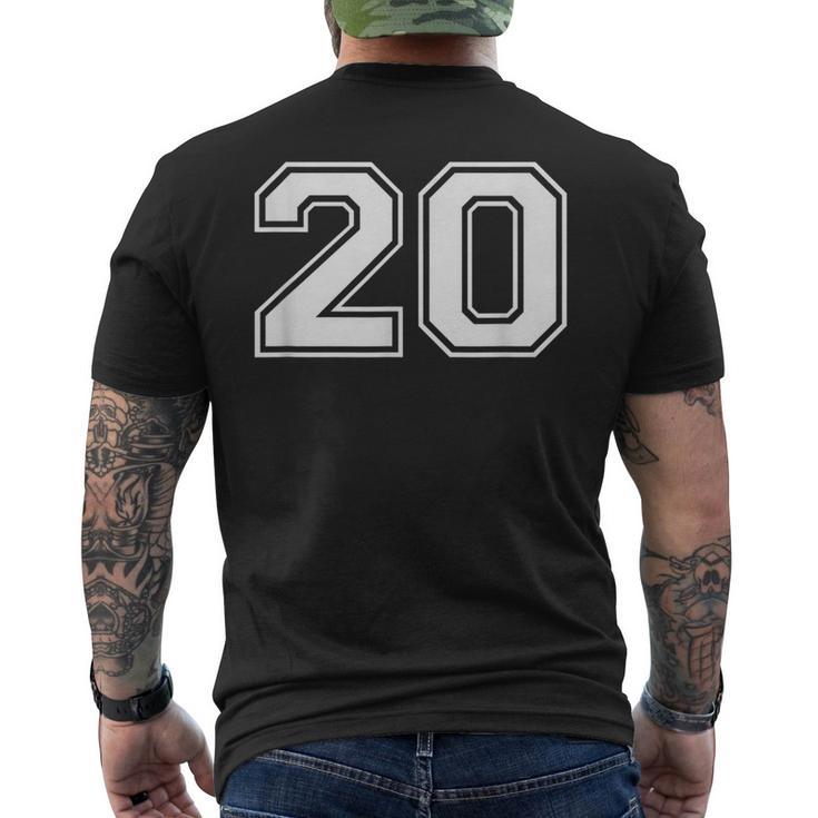 20 Sports Jersey Number For Fan Or Player 20 Men's T-shirt Back Print ...