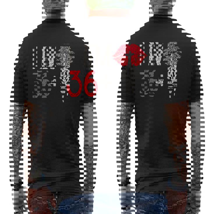 I Am 36 Plus 1 Middle Finger For A 37Th Birthday 37 Years Men's T-shirt ...