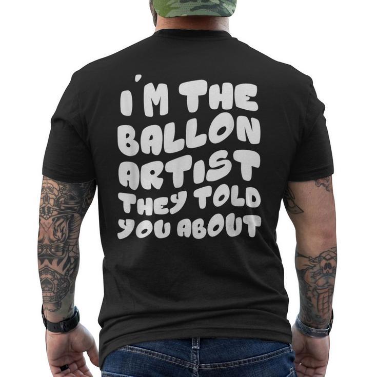 Balloon Artist Party Decorator Quotes Balloon Stylist Men's T-shirt ...