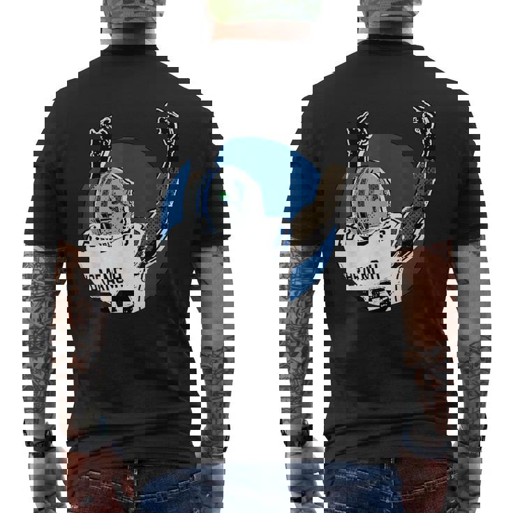 Brian Branch Middle Finger Men's T-shirt Back Print | Mazezy