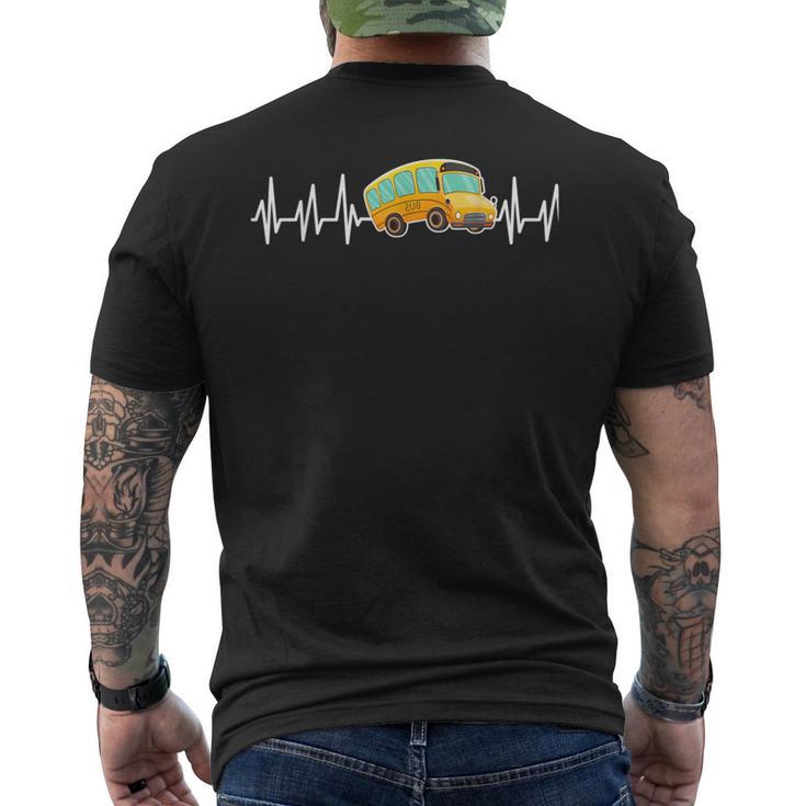 Bus Driver Buzzer Vehicle Transport Drop Off Men's T-shirt Back Print ...