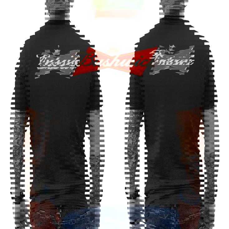 Bushwick Brooklyn New York City Nyc Beer Logo Style Men's T-shirt Back ...