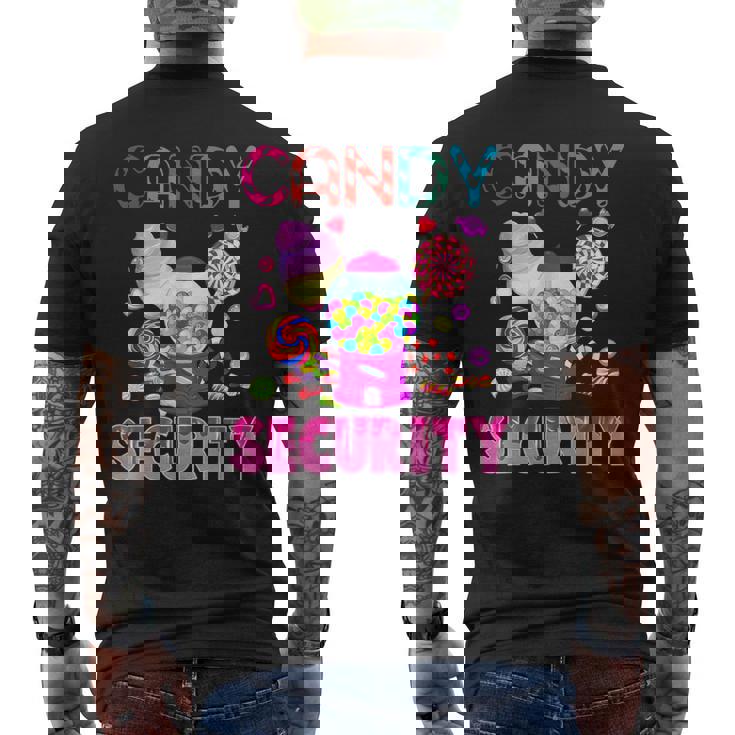 Candy Land Candy Crew Decorations Sweetie Candy Squad Men s T shirt Back Print Thegiftio UK