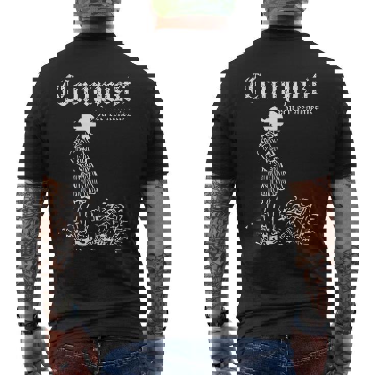 Compost Your Enemies Men's T-shirt Back Print - Monsterry