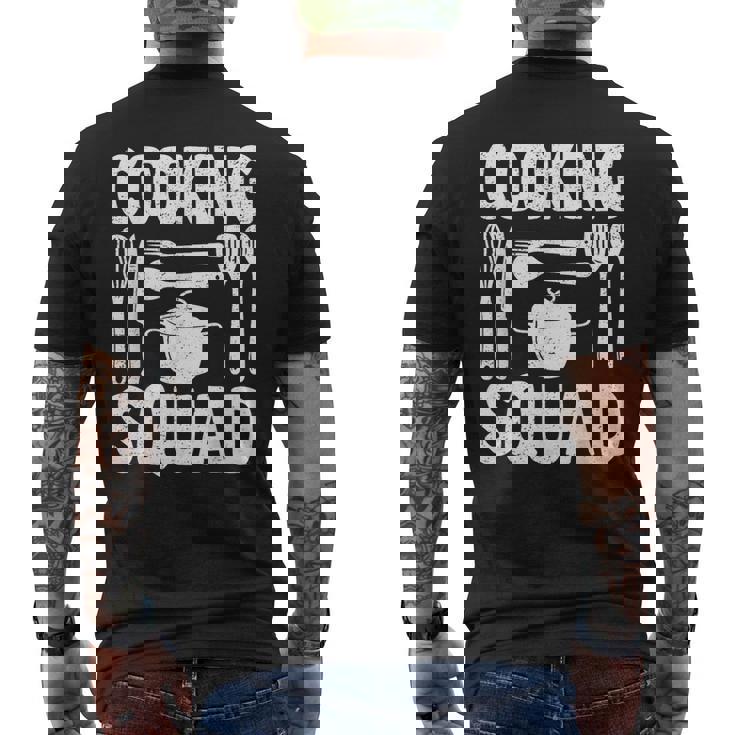 Cook Culinary Cooking Squad Team Kitchen Friends Men's T-shirt Back ...