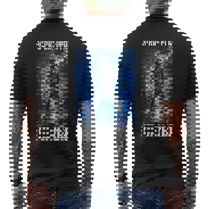 Daddy Wolf Protector Kitten Meme Cringy Alpha Wolf Graphic Men's T ...