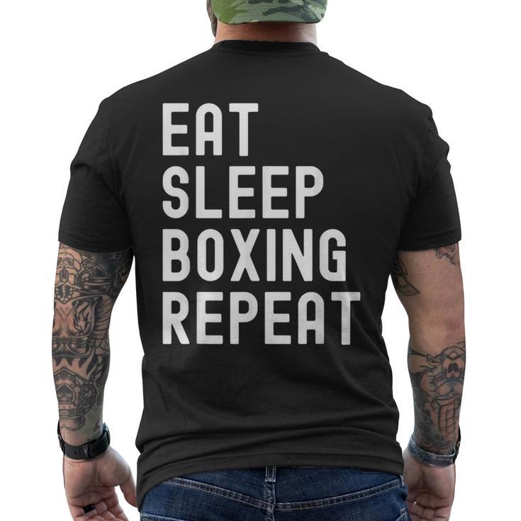 Eat Sleep Boxing Repeat Meme Boxers Pugilism Punching Sport Men's T ...