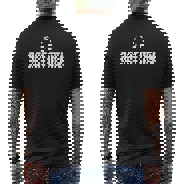 Event Crew Event Staff Event TeamStaff Uniform Men's T-shirt Back Print ...