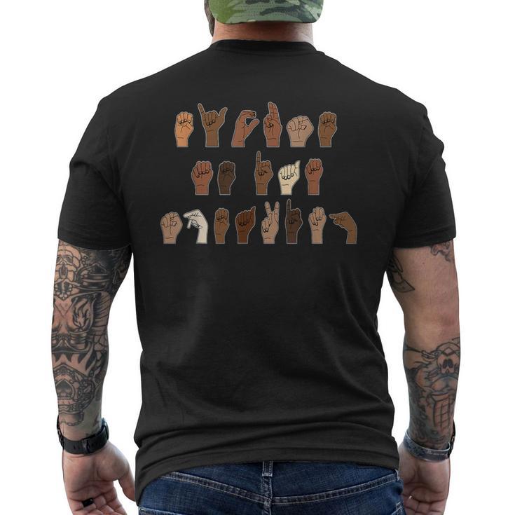 Excuse Me I'm Speaking Asl Sign Language Hands Kamala Harris Men's T ...