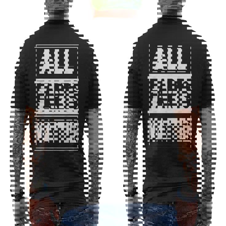 Fart Master All Farts Matter Men's T-shirt Back Print - Monsterry