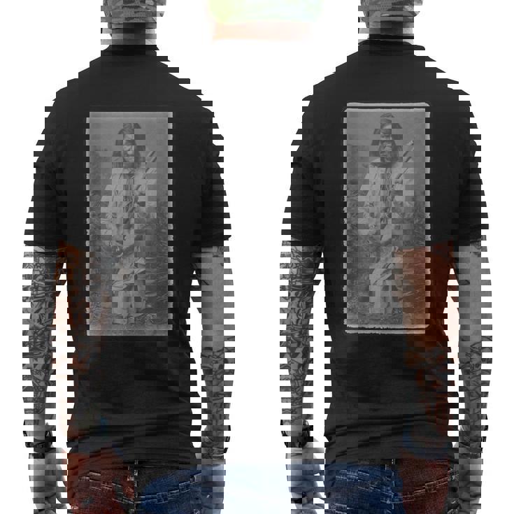 Geronimo Apache Native American Indian Hero Arizona Men's T-shirt Back ...