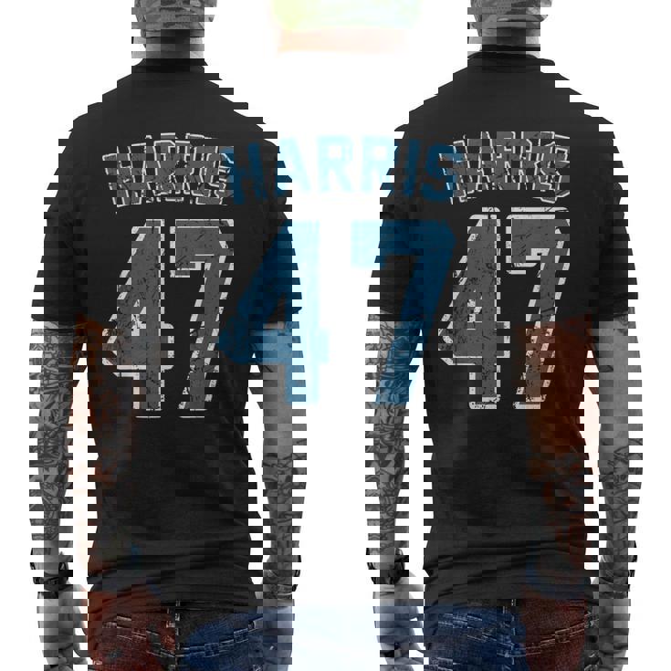 Harris 47 Vintage Harris 2024 Kamala 2024 Men's T-shirt Back Print ...