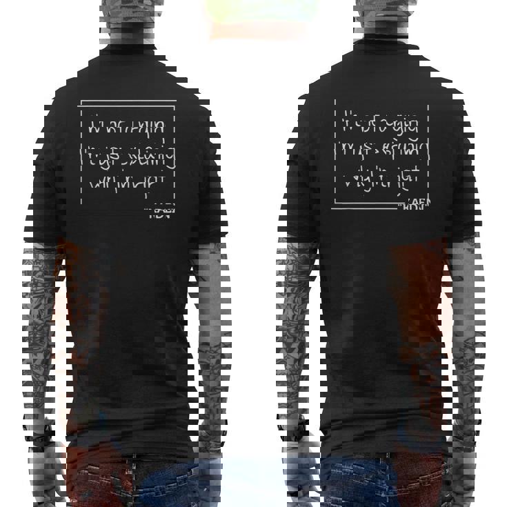 Kaden Quote Birthday Personalized Name Idea Men's T-shirt Back Print ...