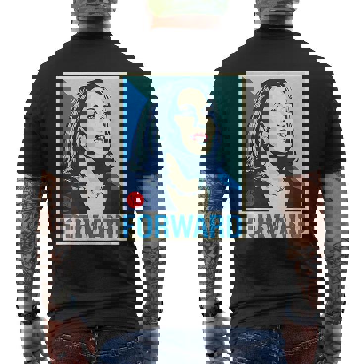 Kamala Harris Forward Men's T-shirt Back Print - Monsterry