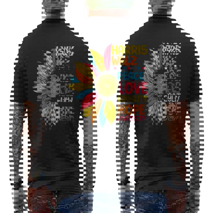 Kamala Harris Tim Walz 2024 Peace Lgbt Harris Walz Waltz Men's T-shirt ...