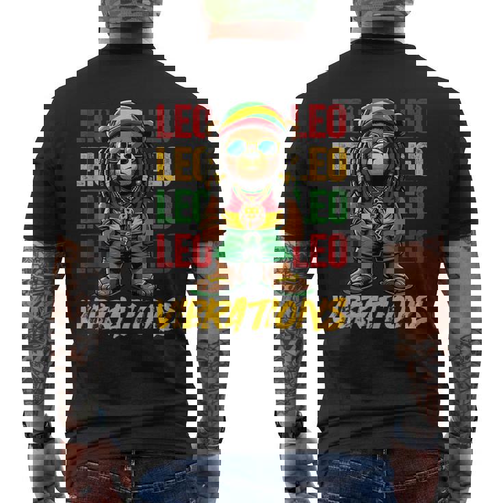 Leo Vibes Rasta Reggae Teddy Bear Island Beach Birthday Men's T-shirt ...