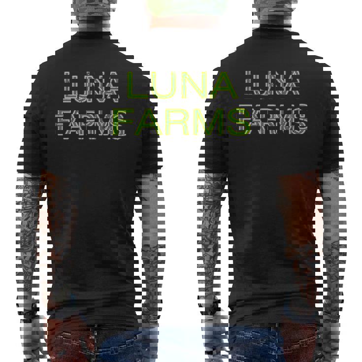 Luna Farms Squad Family Reunion Last Name Team Men's T-shirt Back Print ...