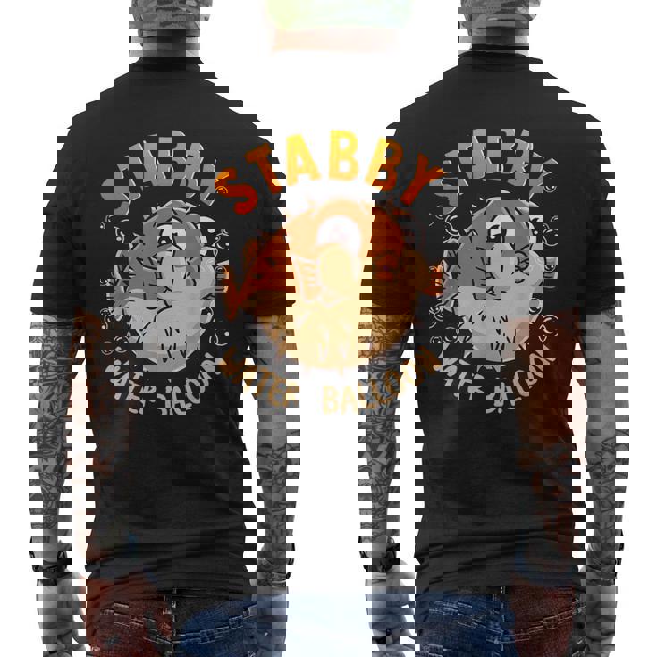 Pufferfish Stabby Water Balloon Fish Cute Men's T-shirt Back Print ...