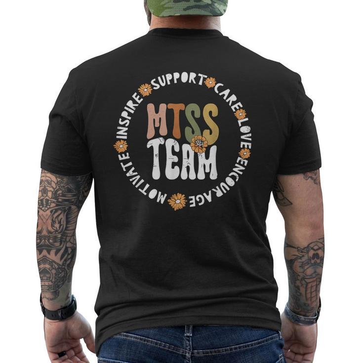 Retro Mtss Team Multi Tiered System Of Support Student Men's T-shirt ...