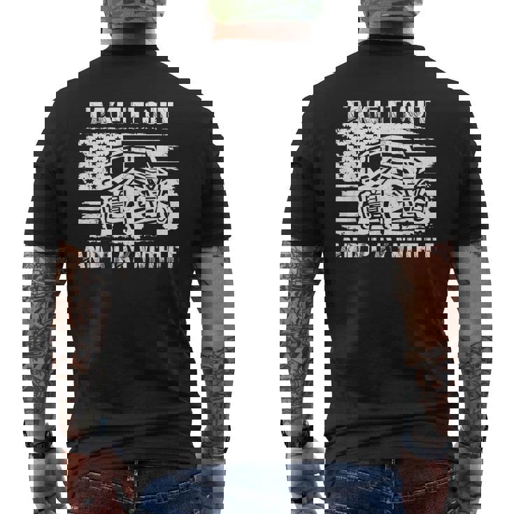 Retro Utv Take It Out Play With It Offroad Sxs Mud Riding Men's T-shirt ...