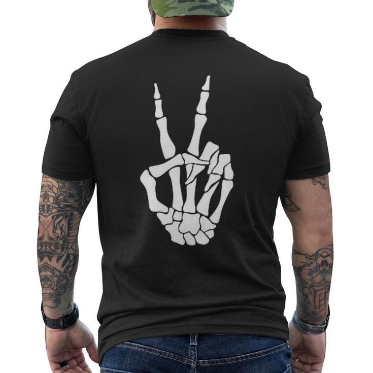 Skeleton hand peace sign tattoo - Bronctattooaus.com