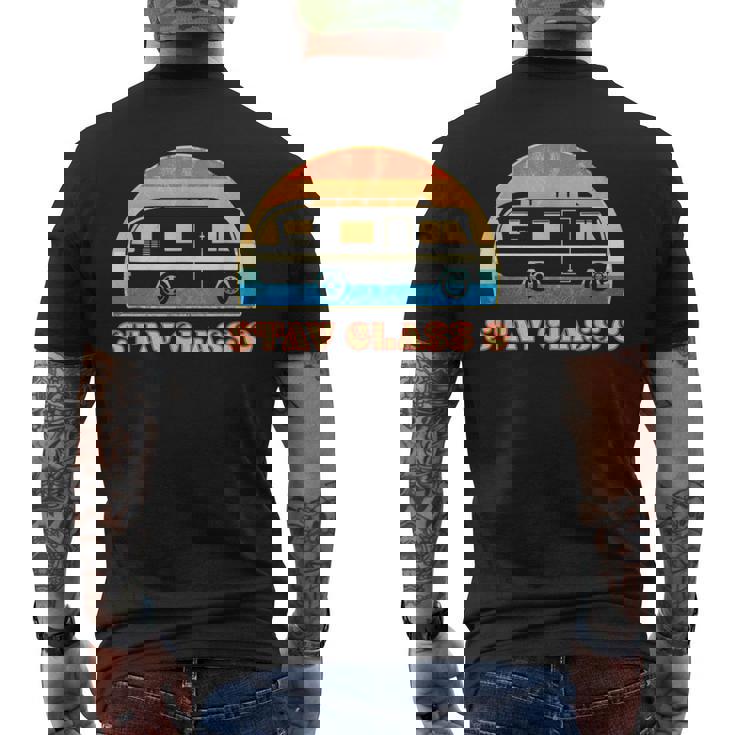 Stay Class C Retro Camping Rv Road Trip Men's T-shirt Back Print ...