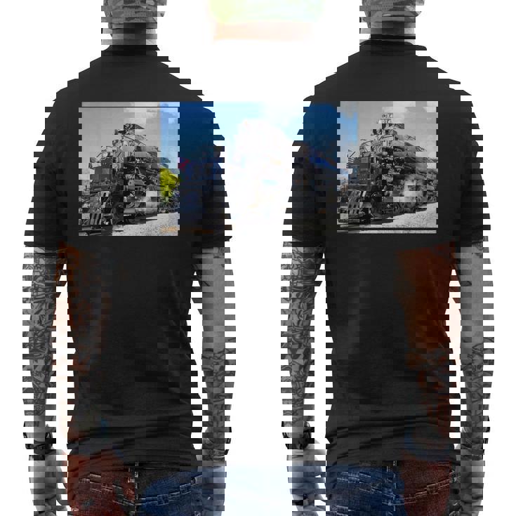 Steam Locomotive Train 4014 Vintage Railroad Big Boy Engine Men's T ...