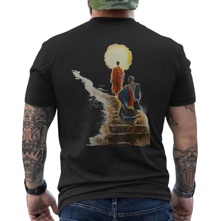 Thich Minh Tue On Back Monks Minh Tue Buddha Vietnamese Men's T-shirt ...