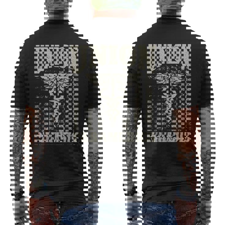 Union Paramedic Student Emt Er Paramedic Men's T-shirt Back Print ...