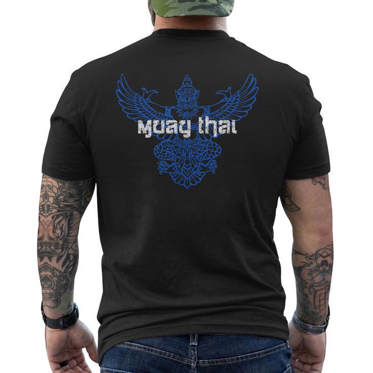 Vintage Muay Thai Garuda Five Magical Spells Double-Sided Men's T-shirt ...
