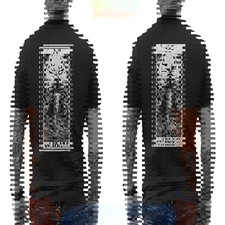 Wendigo Monster Cryptid Mythical Beast Tarot Card Men's T-shirt Back ...