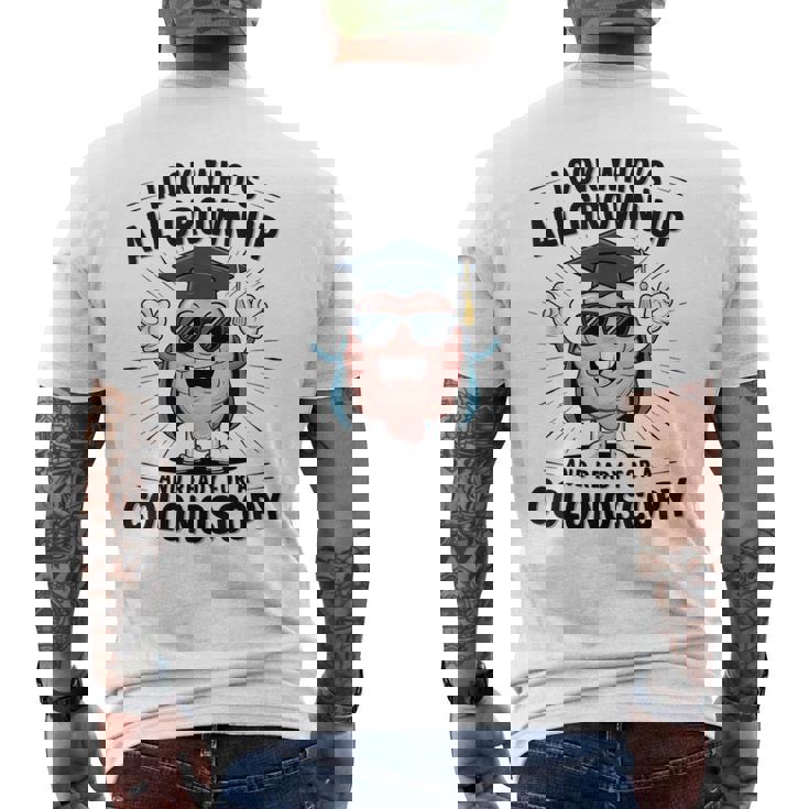 Colon Look Who's All Grown Up And Ready For A Colonoscopy Men's T-shirt ...