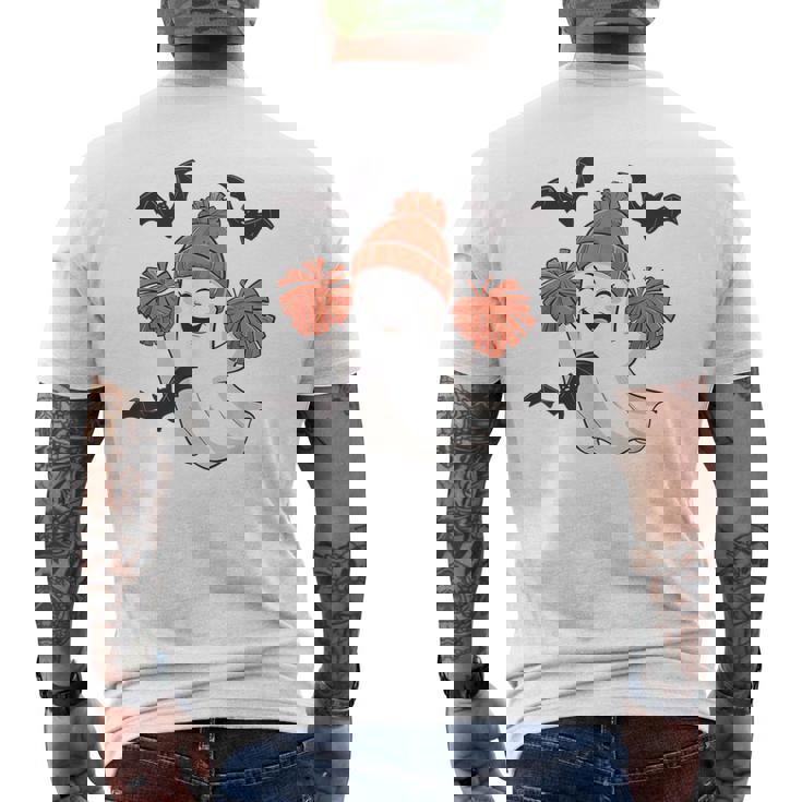 Cheer Ghost Cheerleading Spooky Cheerleader Halloween Men's T-shirt ...
