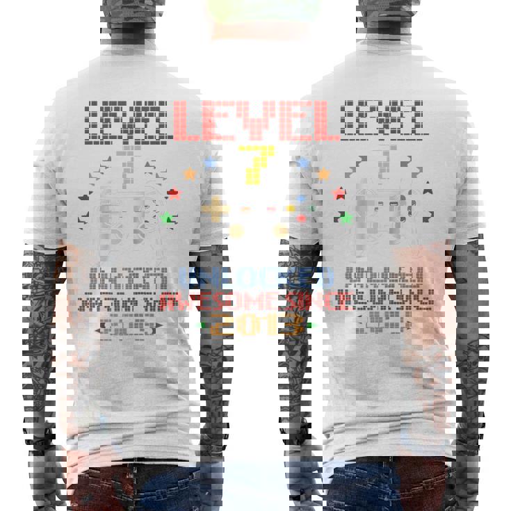Level 7 Unlocked Awesome Since 2013 Video Game 7Th Birthday Men's T ...