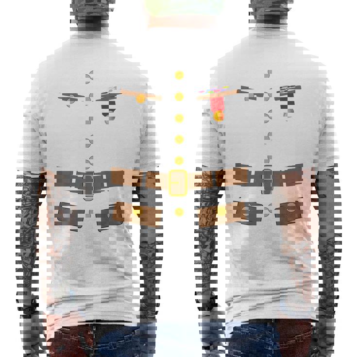 Party Theme Colonel Outfit Col Vest Color Mustard Costume T-Shirt | Mazezy