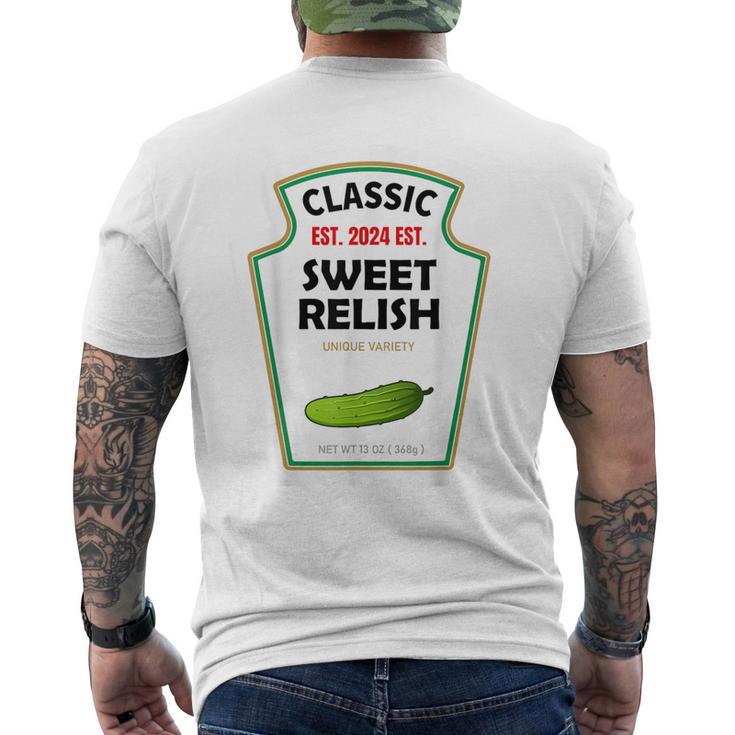 Sweet Relish Diy Halloween Costume Condiment Green Pickle Men's T-shirt ...