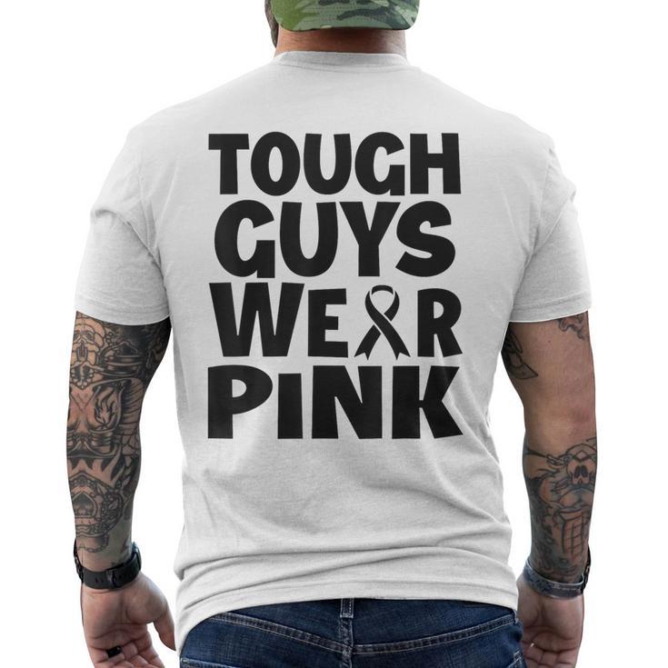 Tough Guys Wear Pink Breast Cancer Awareness Boys Men's T-shirt Back ...
