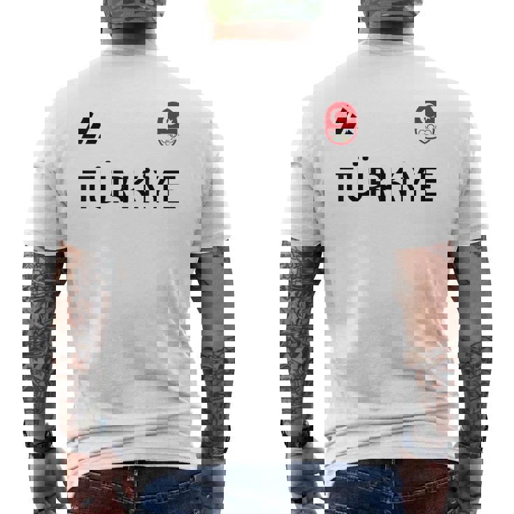 Turkiye Turkey Flag Turkish Shooting Team Sports Men's T-shirt Back ...