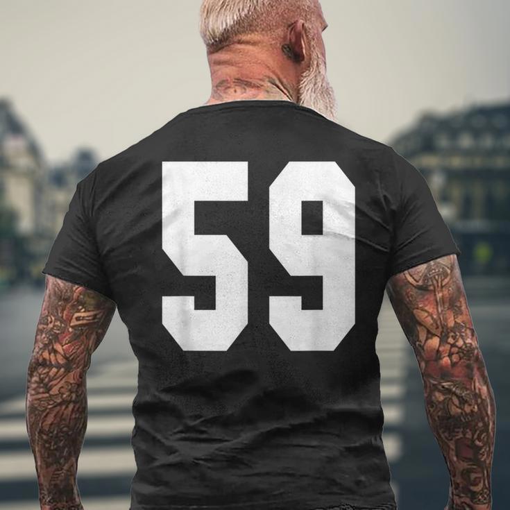 59 Team Sports Jersey Front & Back Number Player Fan Men's T-shirt Back ...
