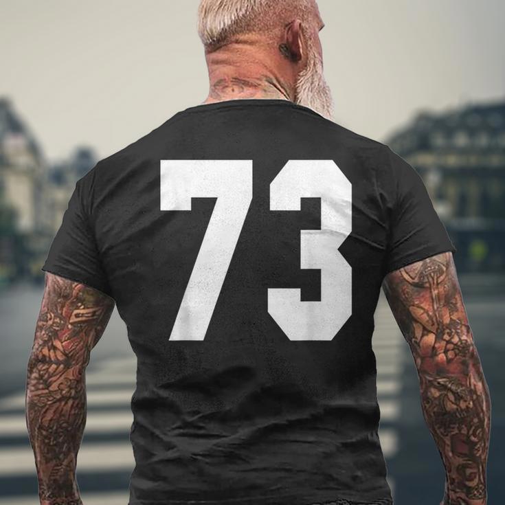 73 Team Sports Jersey Front & Back Number Player Fan Men's T-shirt Back ...
