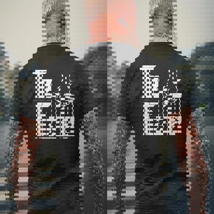 Aj Big Justice The Rizzler Godfather Men's T-shirt Back Print | Mazezy