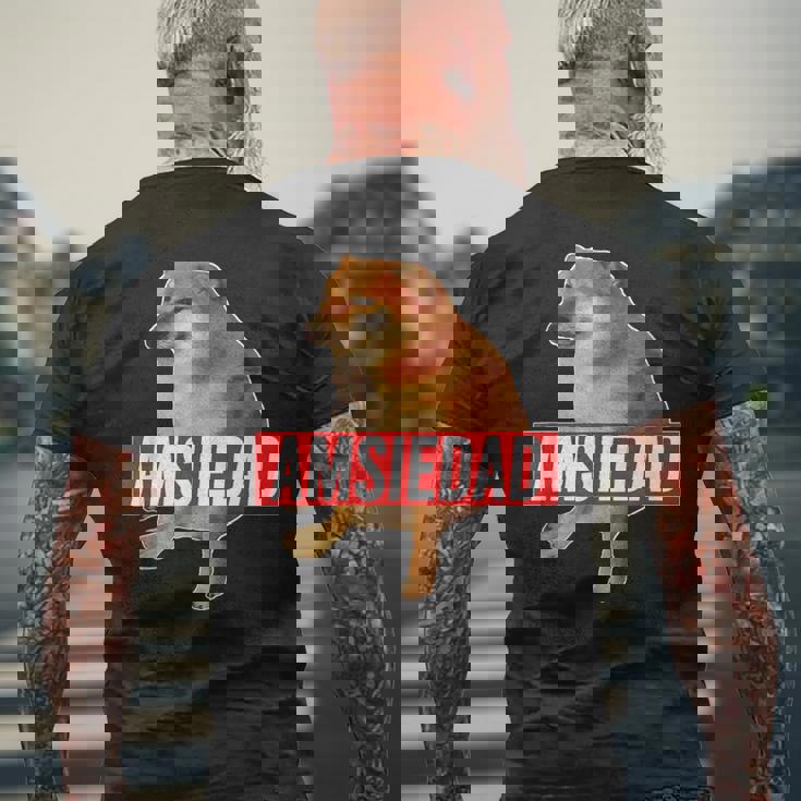 Amsiedad Cheems Ironic Spanish Doge Meme Men's T-shirt Back Print ...