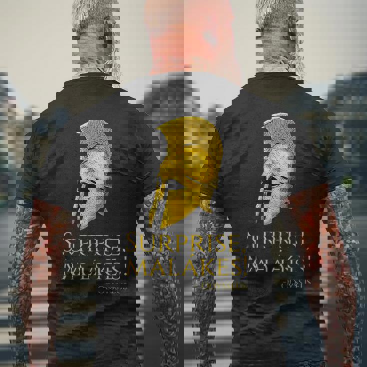 Ancient Greek Trojan War Surprise Malakes Adult Humor Men's T-shirt ...