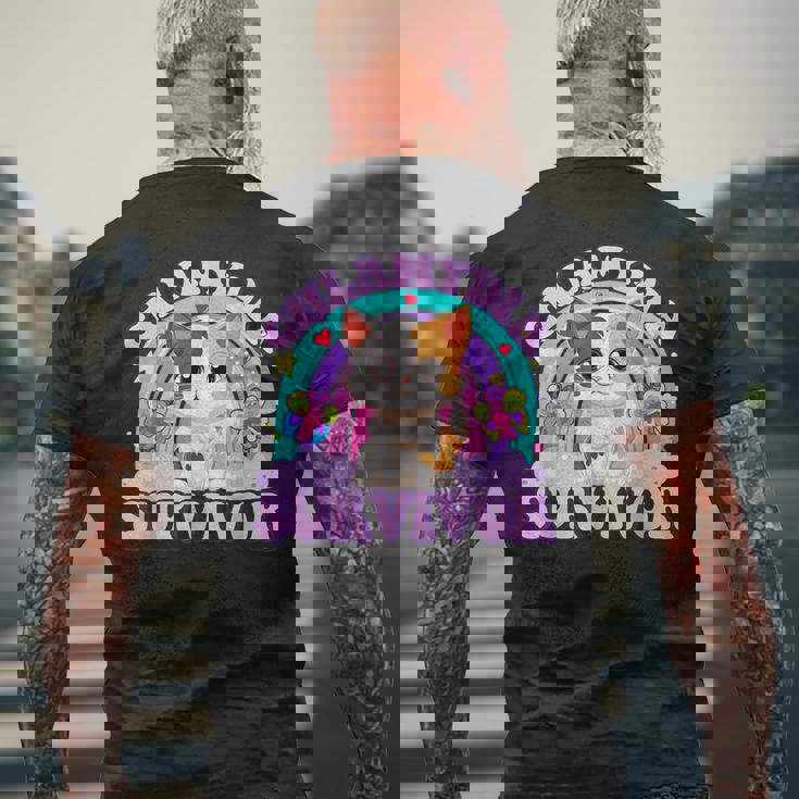 Chlamydia Survivor Cat Meme Men's T-shirt Back Print - Seseable