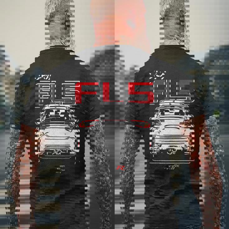 Civic Type R Fl5 Japanese Car Men's T-shirt Back Print - Monsterry