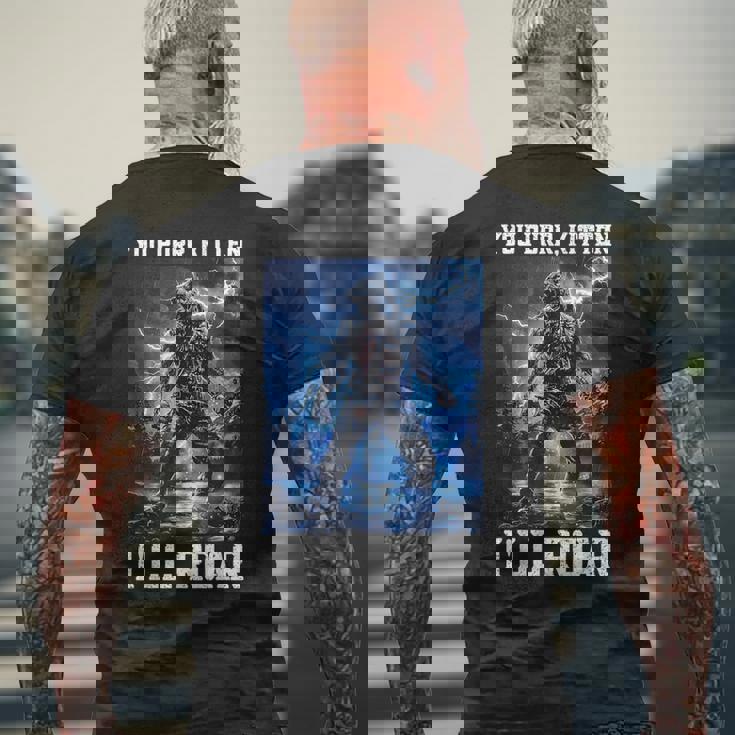 Daddy Wolf Protector Kitten Meme Cringy Alpha Wolf Graphic Men's T ...