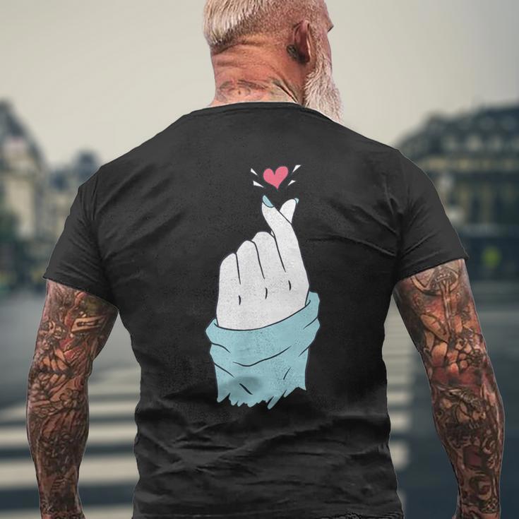 Dedo Coreano Símbolo Del Corazón Kpop Amor Estético Camiseta Hombre ...