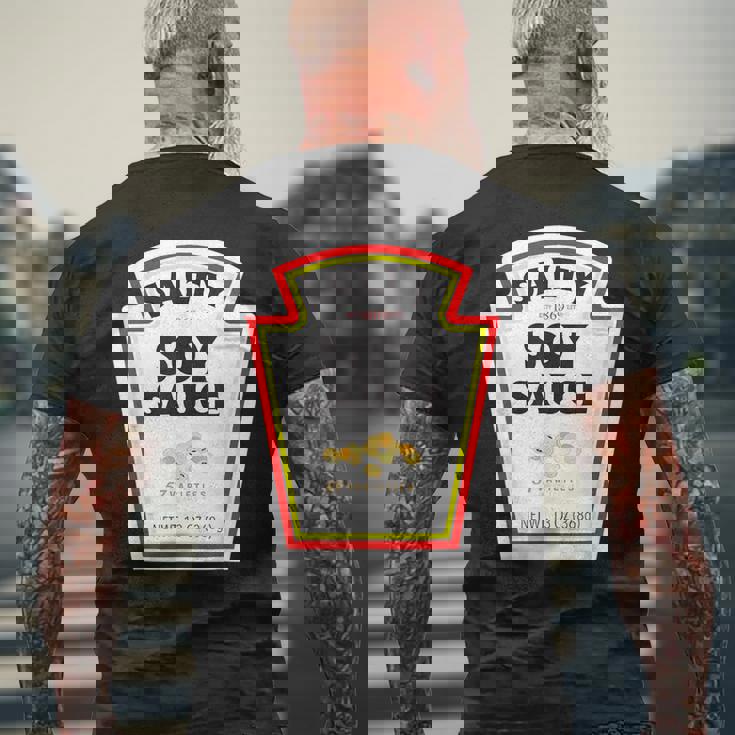 Easy Halloween Matching Costume Salty Soy Sauce Bottle Label Men's T ...